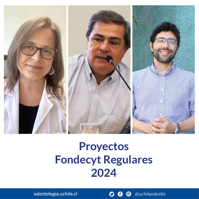 Fondecyt 2024 para investigación en Odontología - Facultad de Odontología - Universidad de Chile