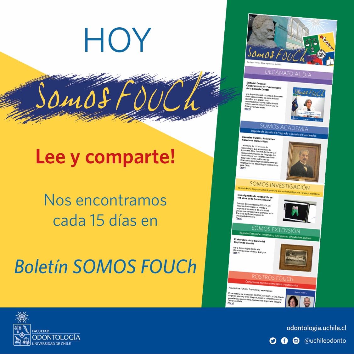 Boletín SOMOS FOUCh: La plaza donde nos encontramos! - Facultad de ...